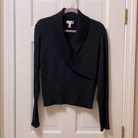 St. John | Sweaters | St John Top Black Med Gorgeously Constructed See ...